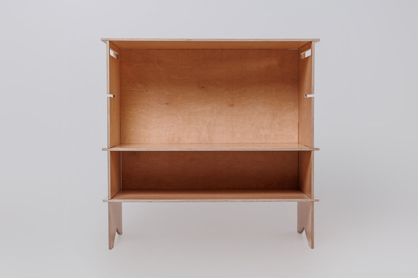 Portable Counter Display Natural 2 shelves – Cartssify