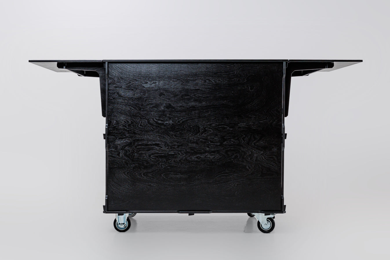 Black Mobile Coffee Cart | Portable Coffee Station with Storage – Cartssify