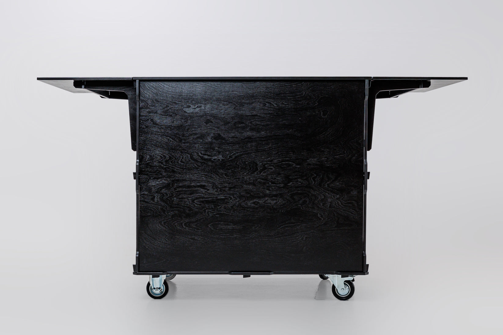 Black Mobile Coffee Cart | Portable Coffee Station with Storage – Cartssify