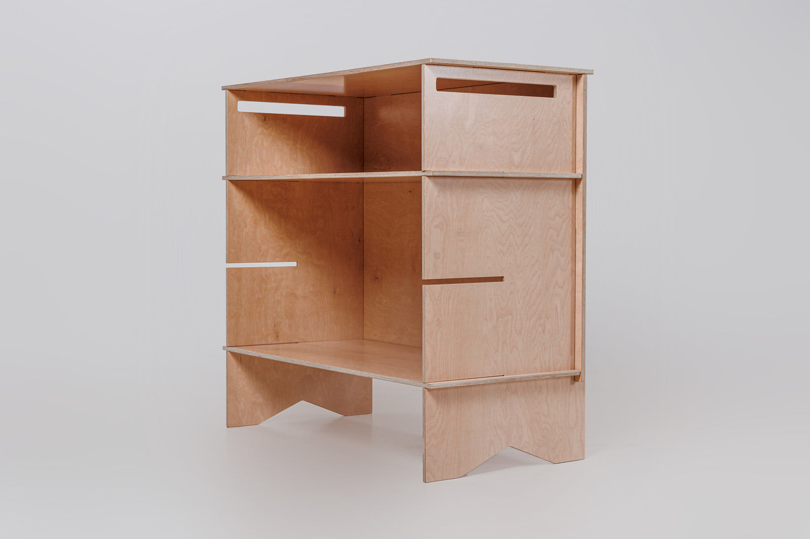 Portable Counter Display Natural 2 shelves – Cartssify