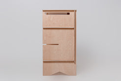 Portable Counter Display Natural 2 shelves – Cartssify