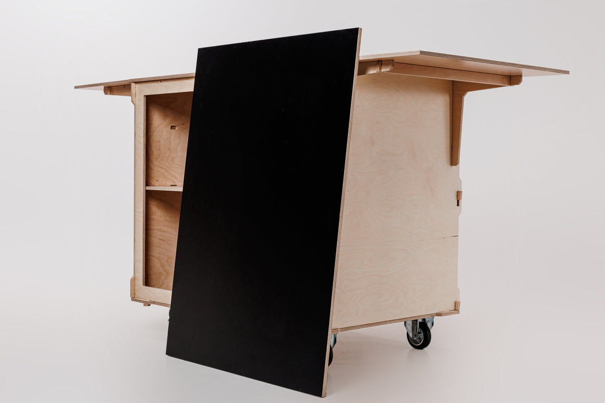 Versatile Display Cart | Movable Pop-Up Stand with Customization ...