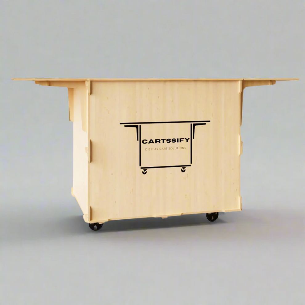 Versatile Display Cart | Movable Pop-Up Stand with Customization ...